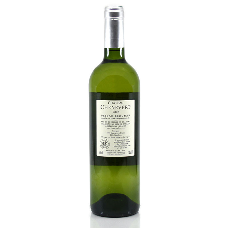 Château Chênevert AOC Pessac Léognan Blanc 2023 75 cl - Cellier du Périgord